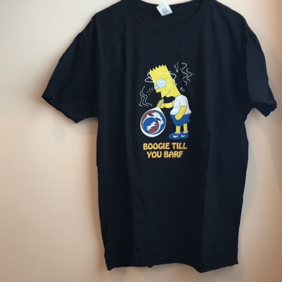 Shirts | Grateful Dead Boogie Till You Barf Bart Shirt | Poshmark